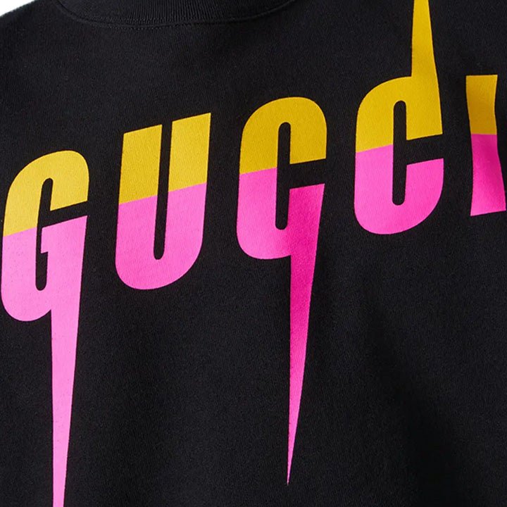 Gucci Blade Logo Crew Sweat in Black – DPUS Designer Outlet