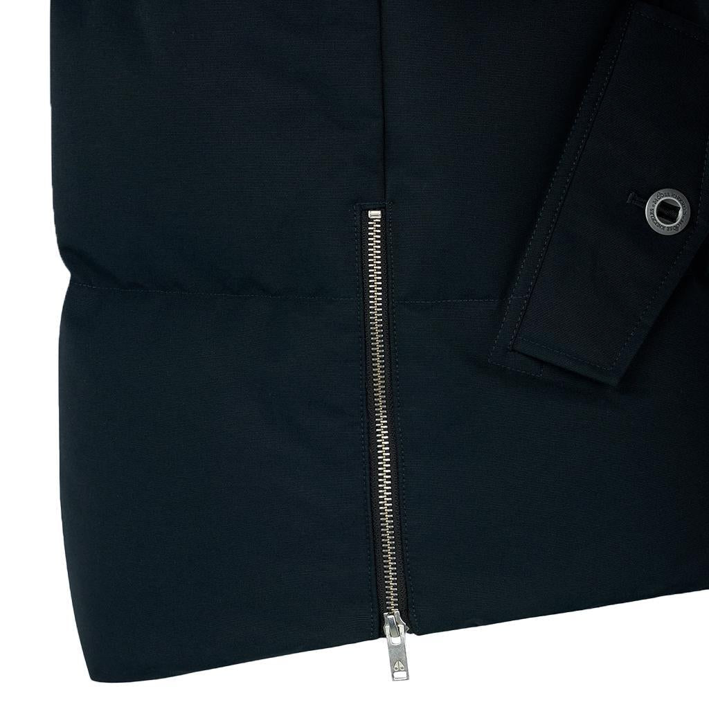 [Moose Knuckles] Original 3Q Jacket Neoshear in Navy/ Natural Shearlin ...